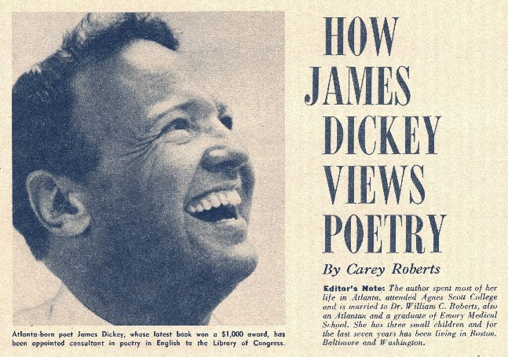 James Dickey and Charlotte Holbrook – Abbeville Institute